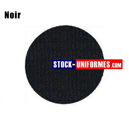 Velcro velours noir préformé forme ronde
