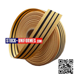 Galon MILITAIRE COMMANDANT OR